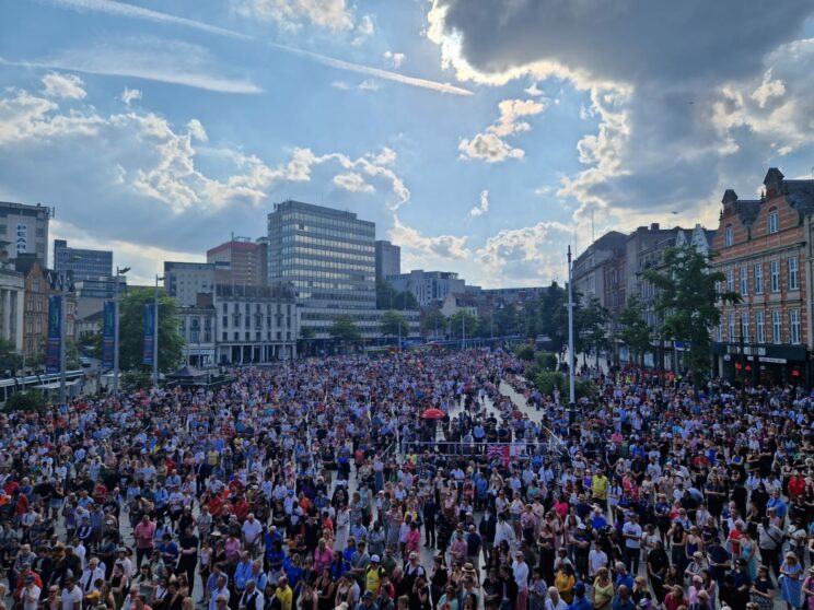 Thousands attend vigil to remember victims of Nottingham attacks ...