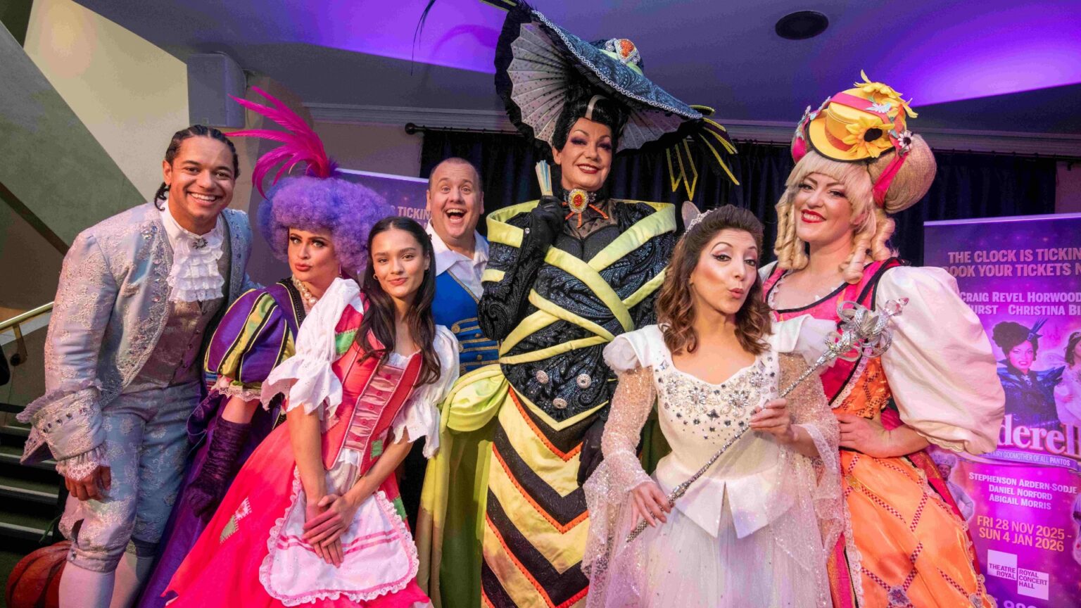 Cinderella Pantomime Cast Launch Festive Season at Theatre Royal Nottingham