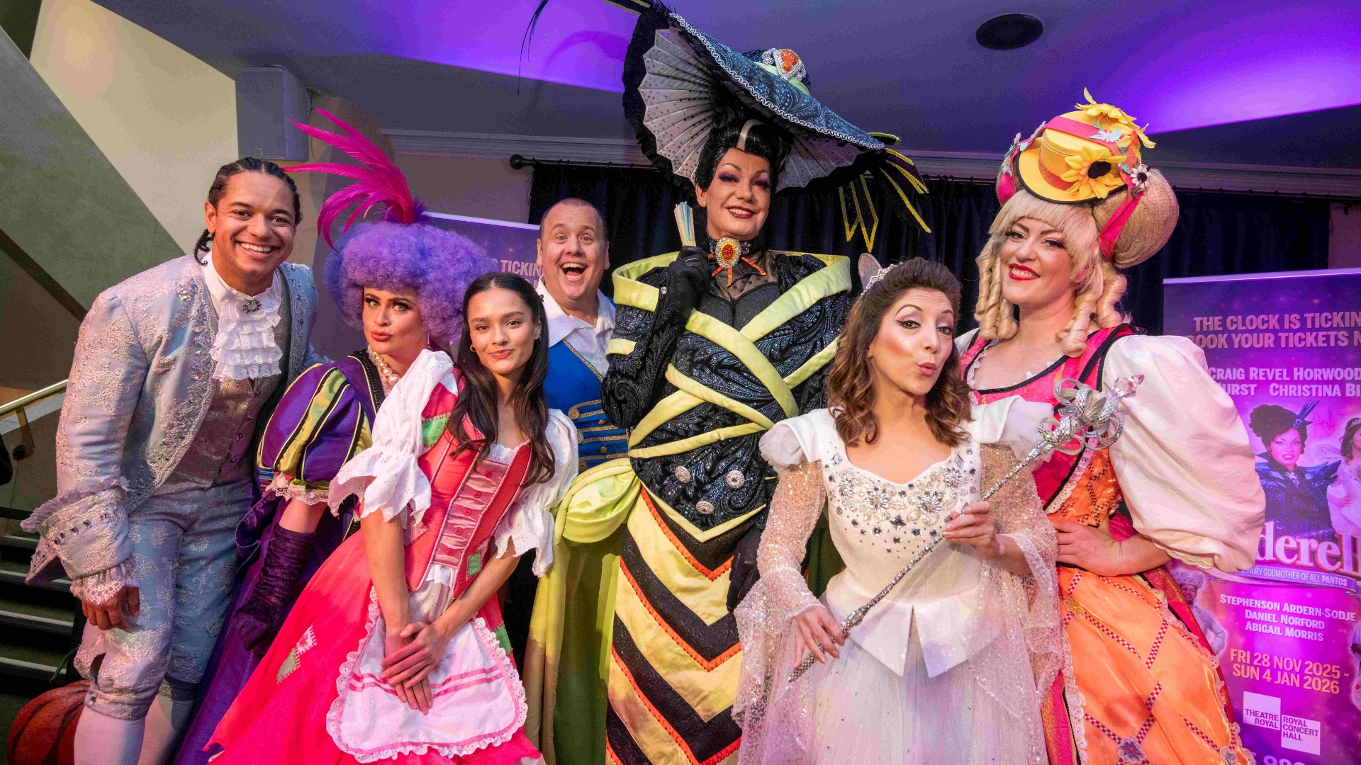 Cinderella Pantomime Cast Launch Festive Season at Theatre Royal Nottingham