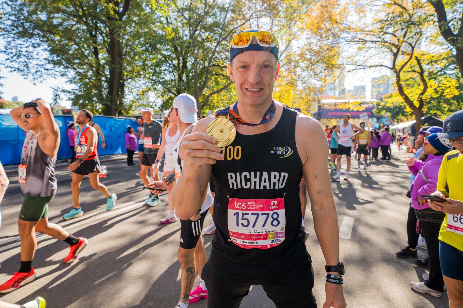 Richard Whitehead MBE Completes 100th Marathon at the TCS New York City ...