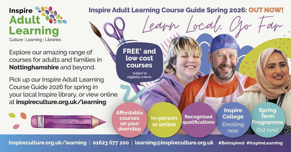 Get That Spring Feeling, with Inspire Adult Learning’s New Course Guide!